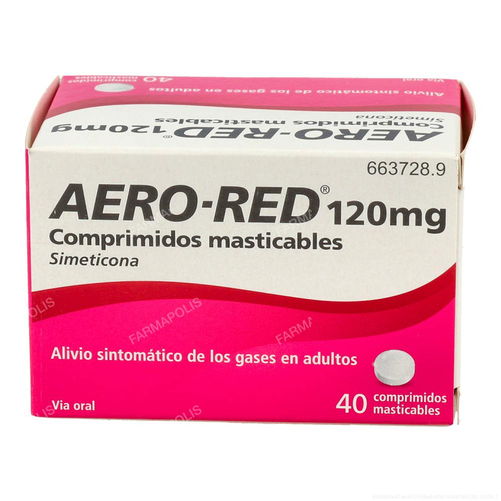 Aero red 120 mg 40 comprimidos masticables | comprar al mejor precio